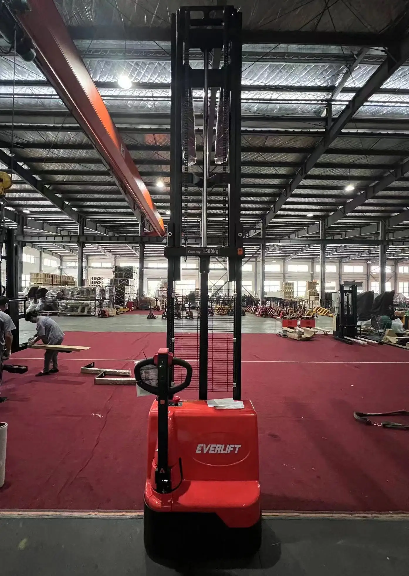 Everlift Electric Stacker 1200kg Full Electric Stacker Forklift ...