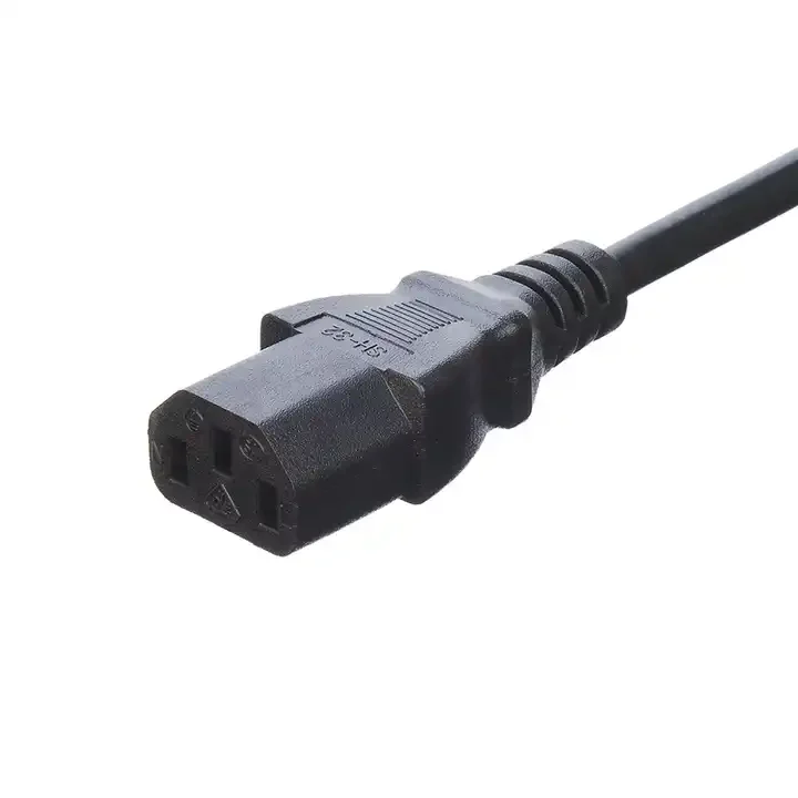 Euro Standard AC 3 Pin Power Cable - 230V 10A Plug