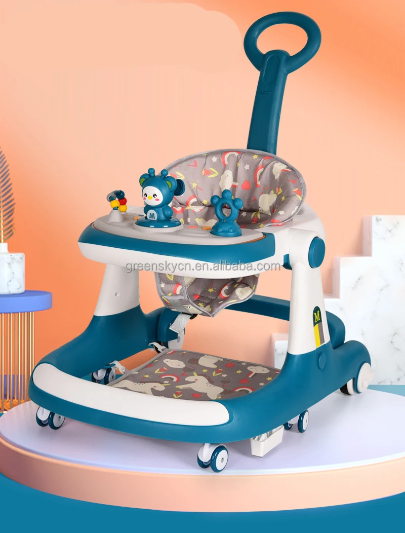 2023 Cute Design 3 In 1 Foldable Kids Walking Chair Toys Educational ...