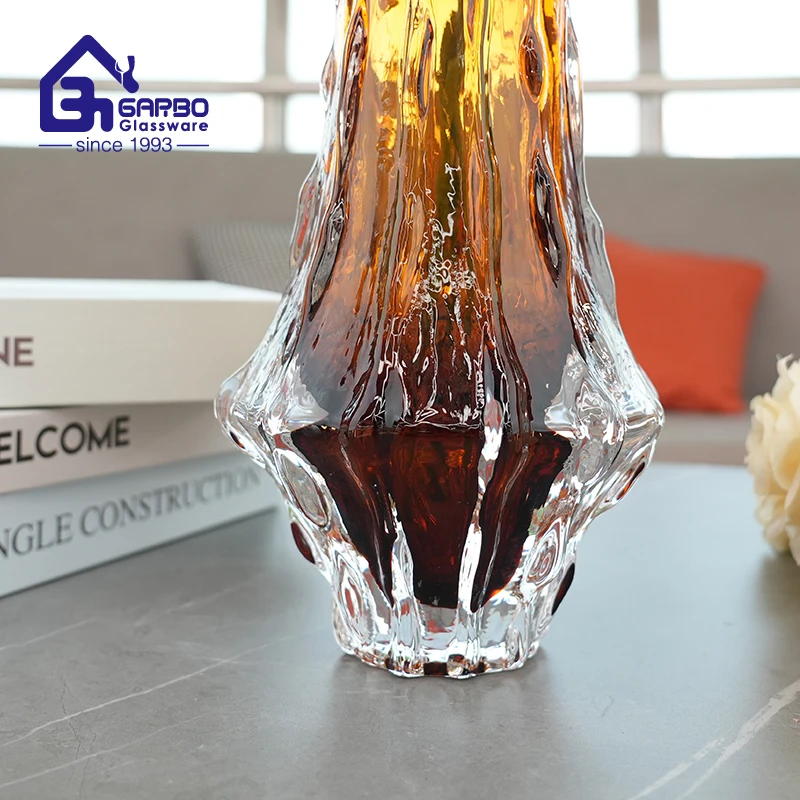 New Modern Luxury Decorative Fancy Glass Vase Handmade Colored Glaze ...