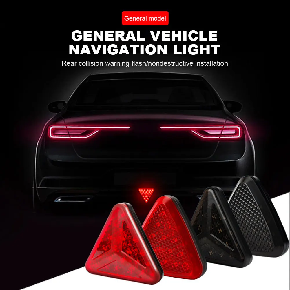 F1 Style Triangle Style Rear Third Brake Light Car Pilot Stop Safety ...