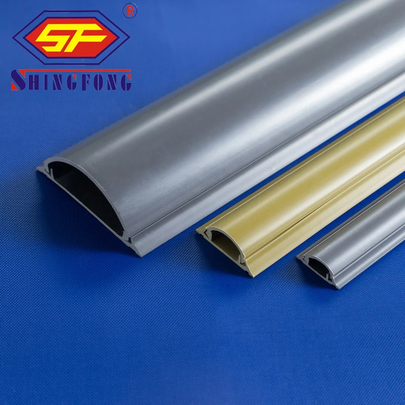 Floor Trunking Duct Half Round PVC Cable Trunking Cover
