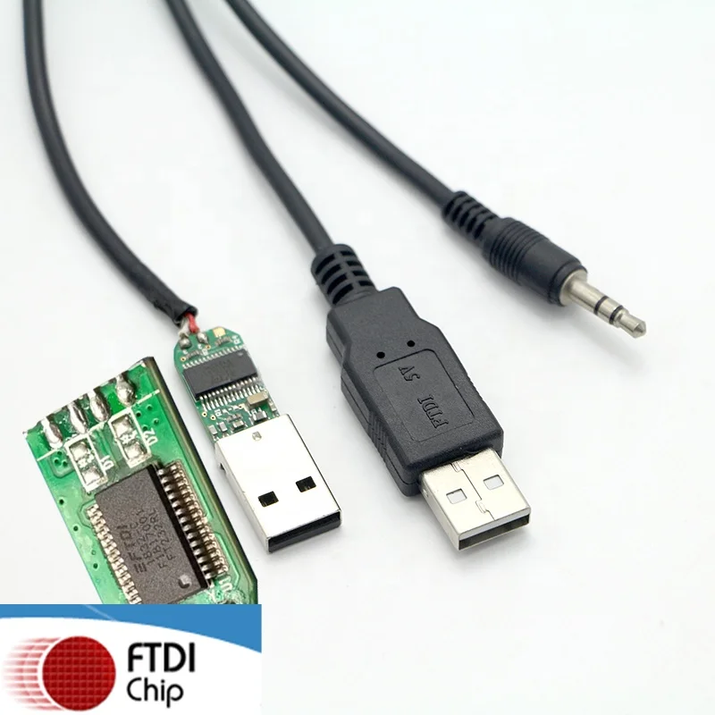 Custom Usb Rs232 to 2.5mm Audio Jack Cable 6ft Ft232rl Usb to 2.5mm ...
