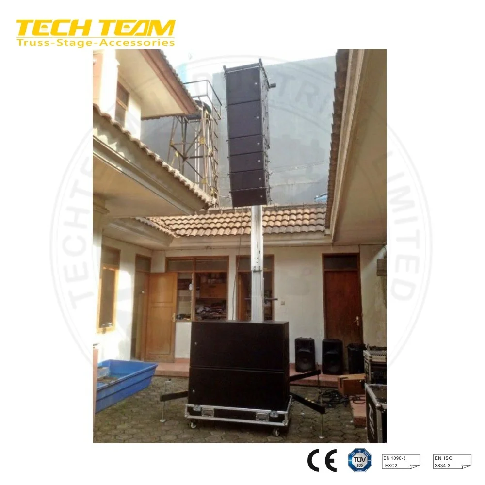 Professional Heavy-Duty Stand Speaker Lift for Line Array