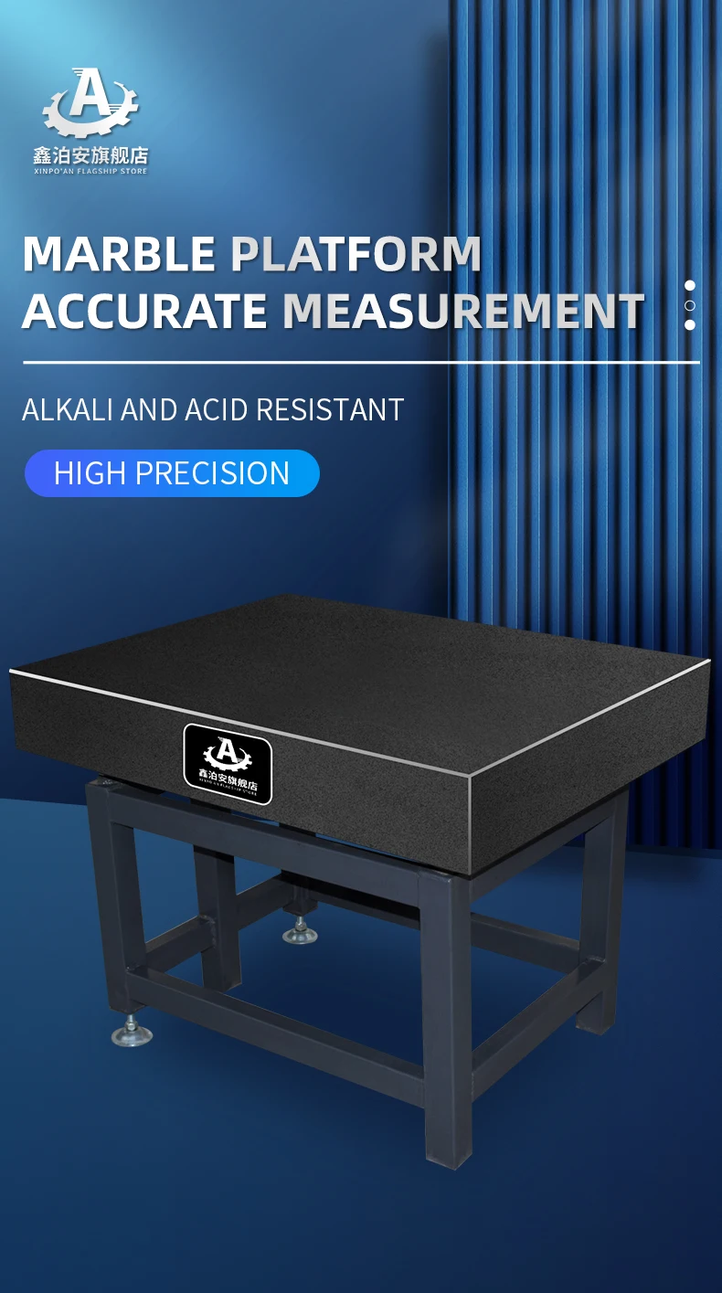 Black Granite T-slotted Surface Plate Marble Platform Measuring Gauging ...