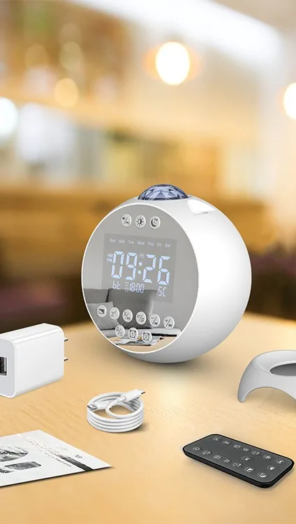 Fansbe Digital Bt Smart Alarm Clock Speaker Led Electronic Temperature ...