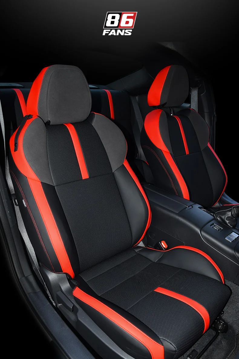 Customized Leather Seat Covers for Toyota GR86 & Subaru BRZ