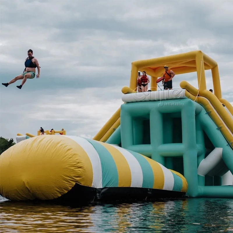 Aqua Toy Lake Floating Inflatable Water Catapult - Fun & Safety