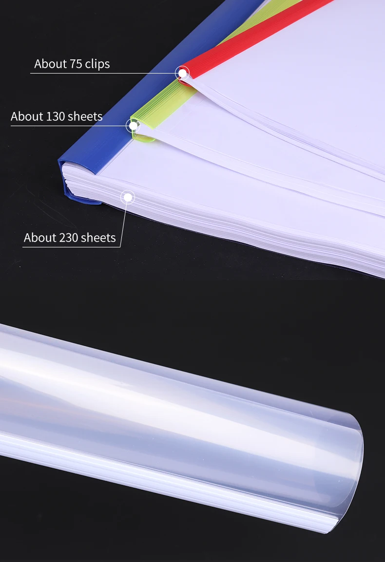 Recycle Pp Office Stationery A4 Size Transparent Plastic Report Cover ...