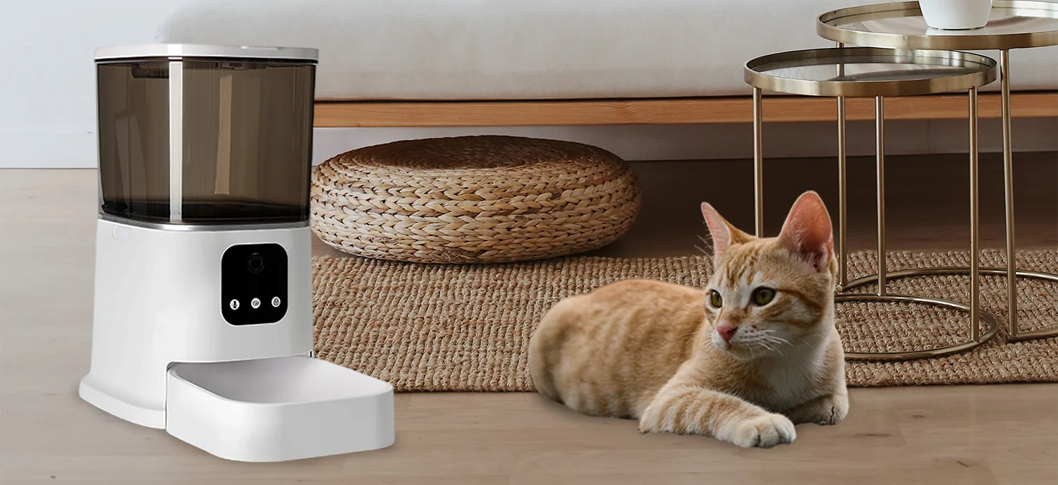 Smart Pet Feeder - Heavy Duty 6L Tuya Remote App Wifi Bowl