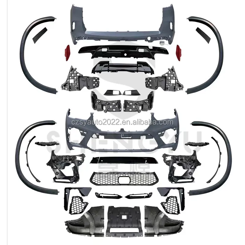 Body Kit Include Front Bumper Assembly Rear Lip Exhaust Pipe And Side ...