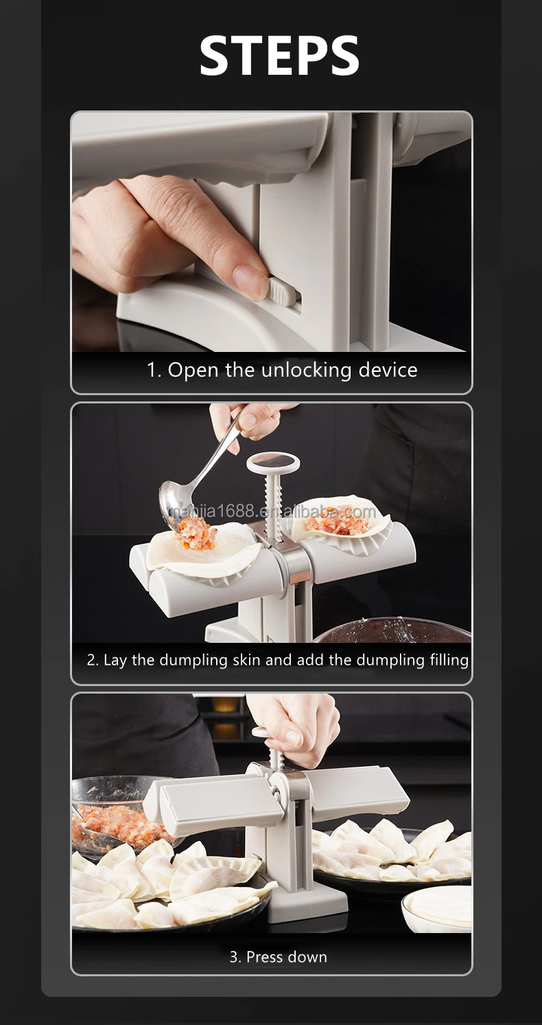Manjia Double Head Dumpling Maker - Efficient & Sustainable