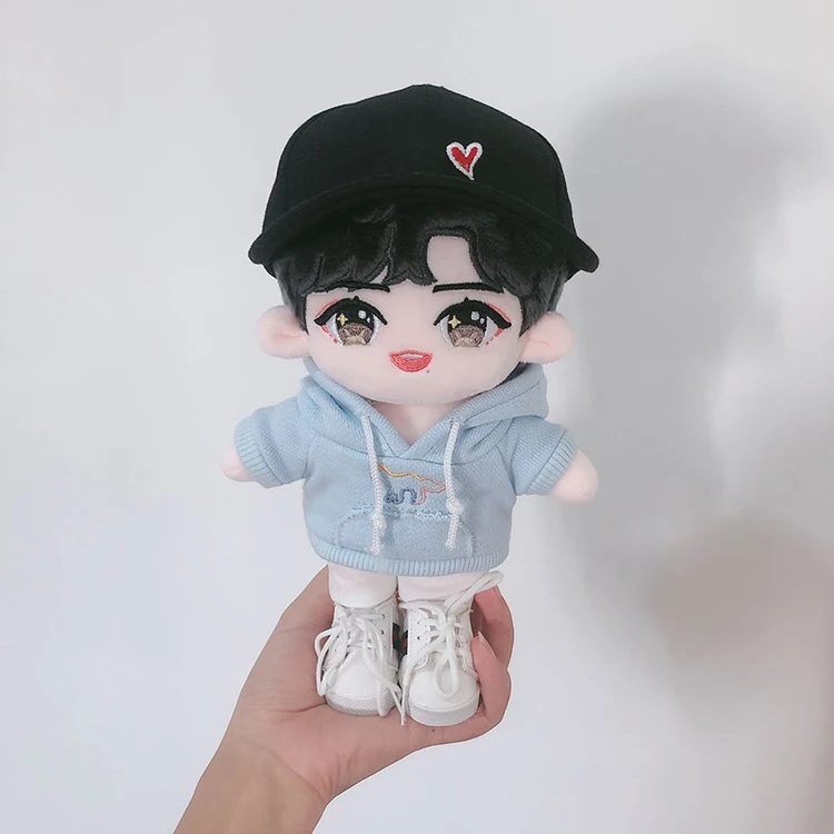 Professional Design High Quality Cute Stand Up Custom Small Plush Mini Doll Custom Korean Star ...