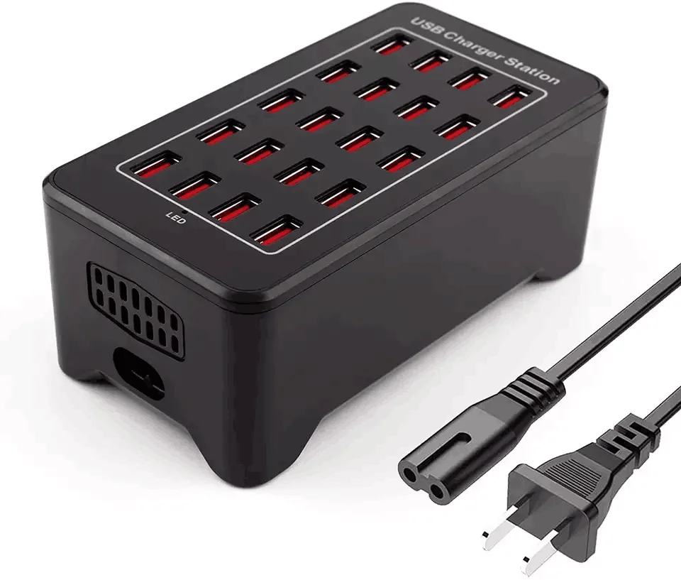150w High Power 4 10 15 20 25 30 Ports 5v 2.4a Smart Charging Station ...