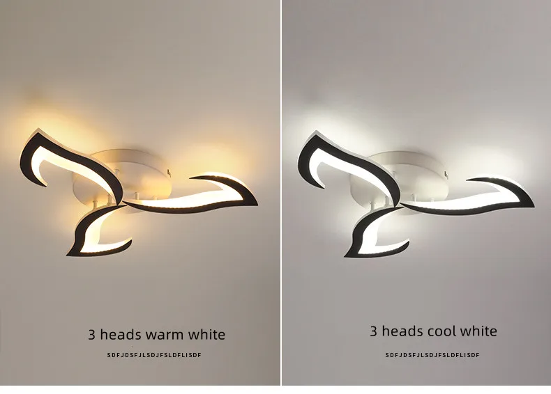 Modern LED Adjustable Flower Shaped Ceiling Light with Remote Control