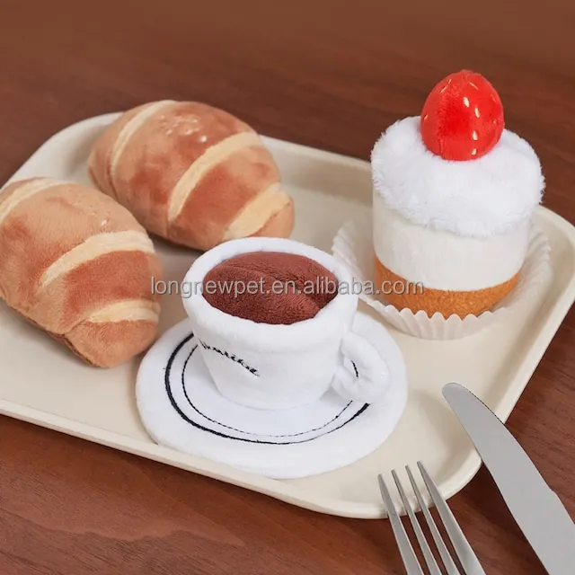 Cute Croissant Dog Snuffle Toy - Perfect for Hide and Seek