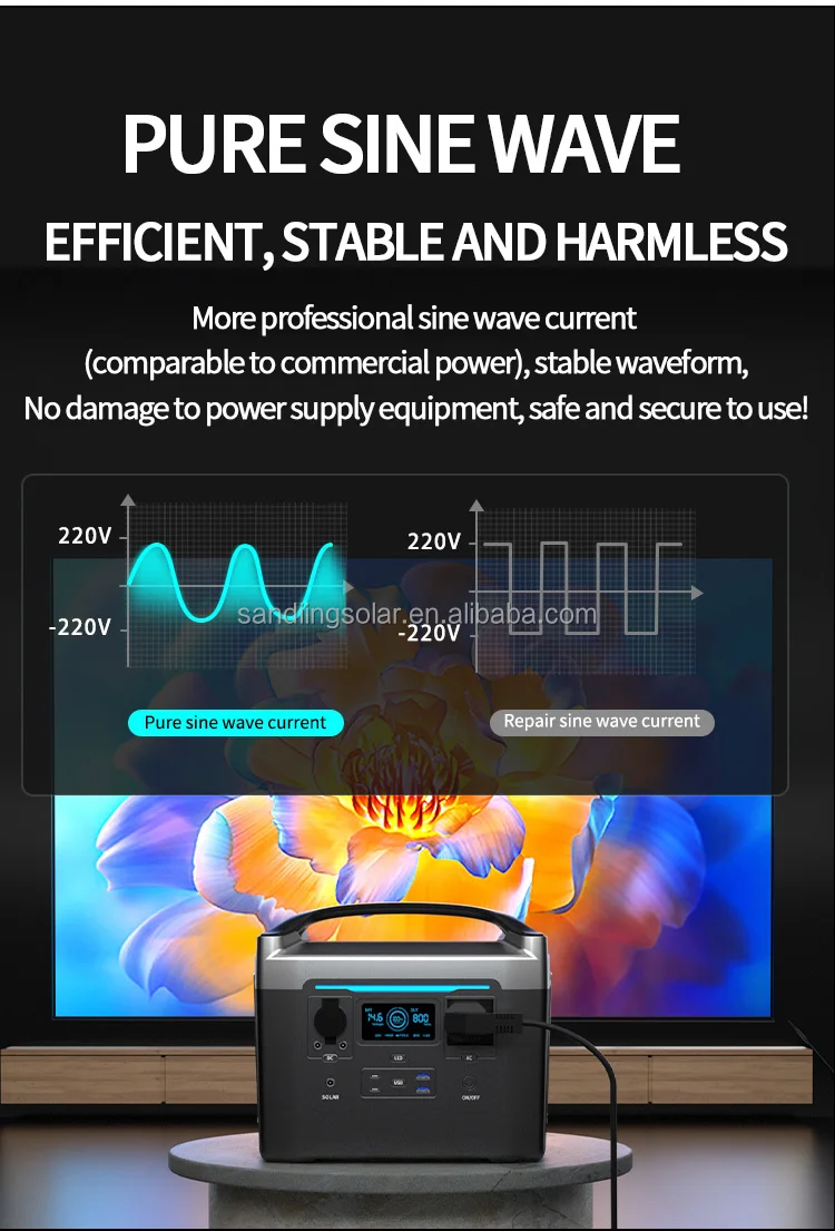 Oem Rechargeable Backup Power Lifepo4 Battery Emergency Solar Generator ...