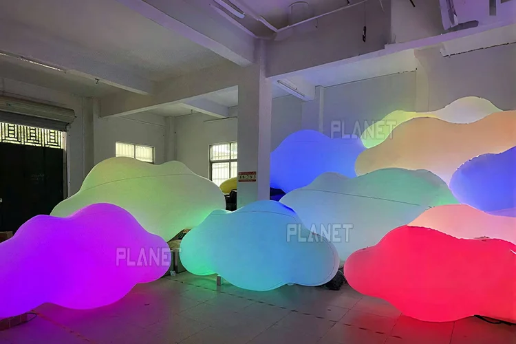 Durable Air Tight PVC Cloud Balloons for Event Decoration