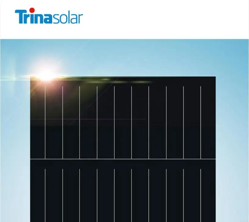 Trina Solar Panel Tsm-de20 For 600w With Ultra High Power For Large ...