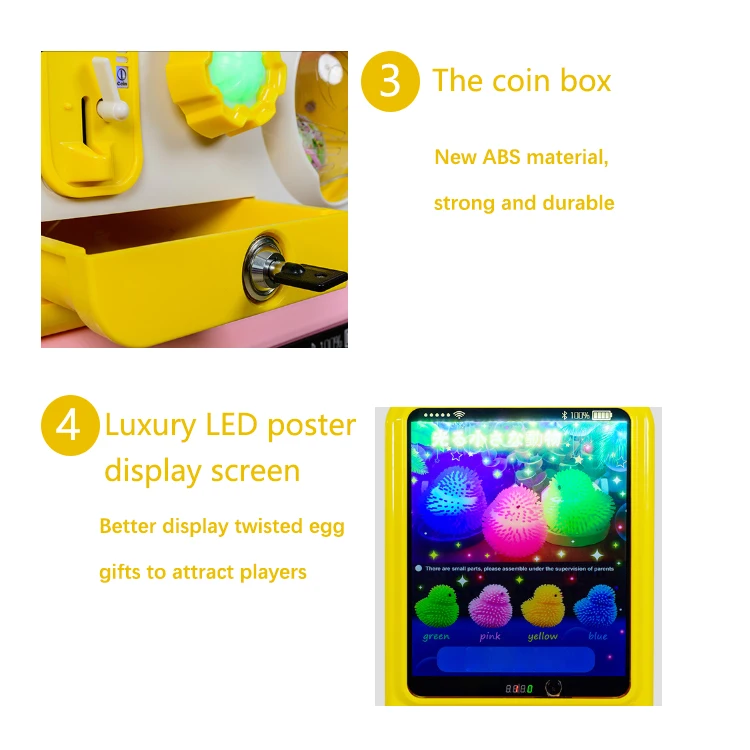 Indoor Commercial Gaming - Gumball Arcade Machine for Kids