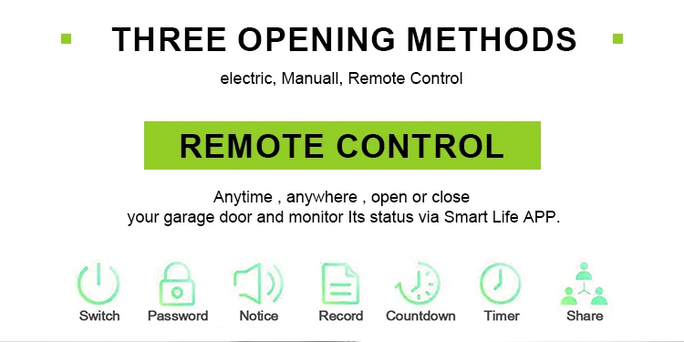 Customized Ecurity Single Panel Side Opening Bifold Garage Doors Hinge ...