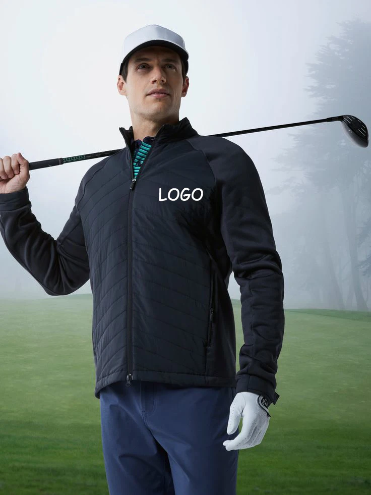 High Quality Custom Logo Oem Color Boy Golf Coats Stand Collar Men's ...