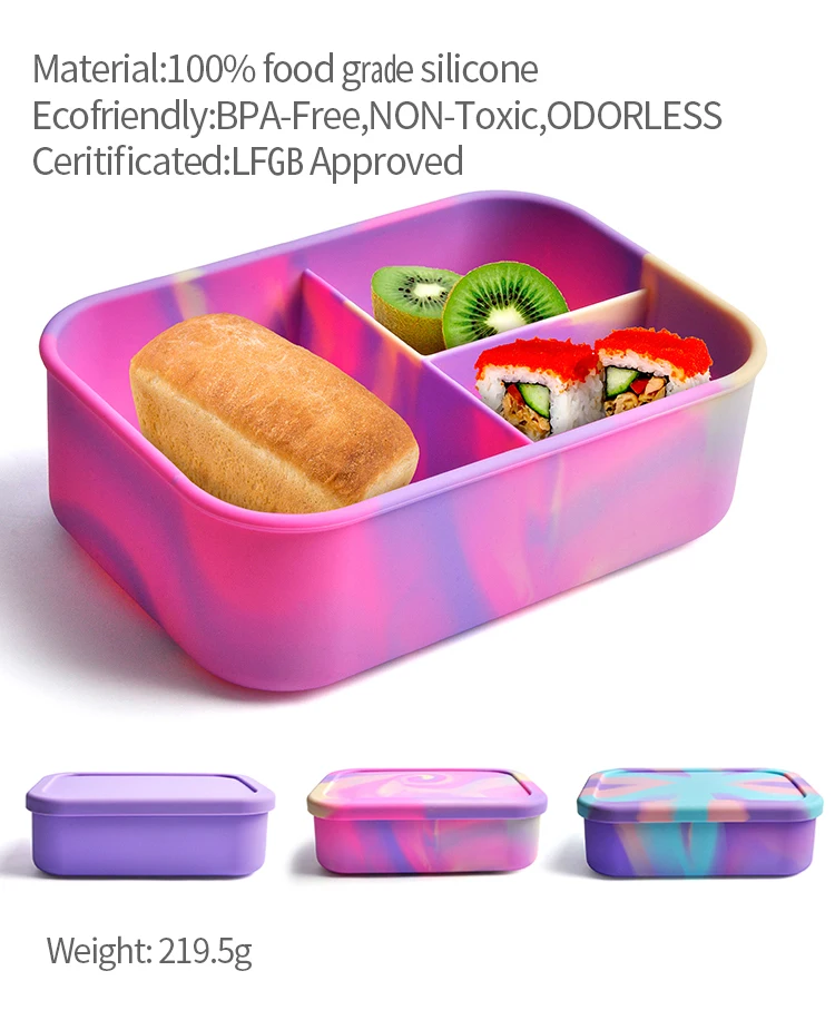 Eco-friendly BPA Free Leak Proof Kids Food Storage Container