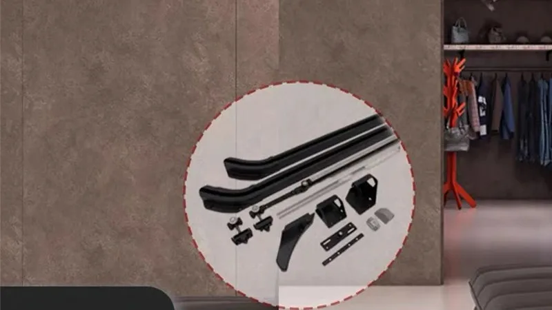 Invisible Rail Sliding Door Flush Sliding Cabinet Secret Door System ...