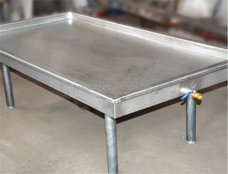 High Productivity Stainless Steel Candy Cooling Table - Large 2000mm ...