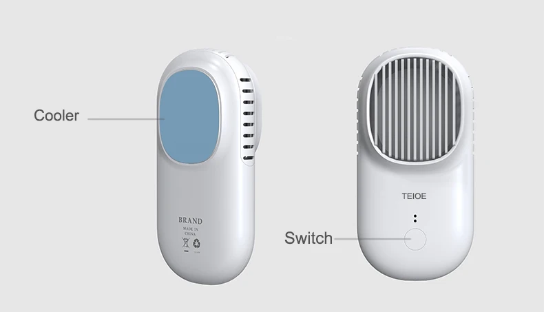 2022 Newest Mini Pocket Fan Refrigerator Usb Rechargeable Electronic ...