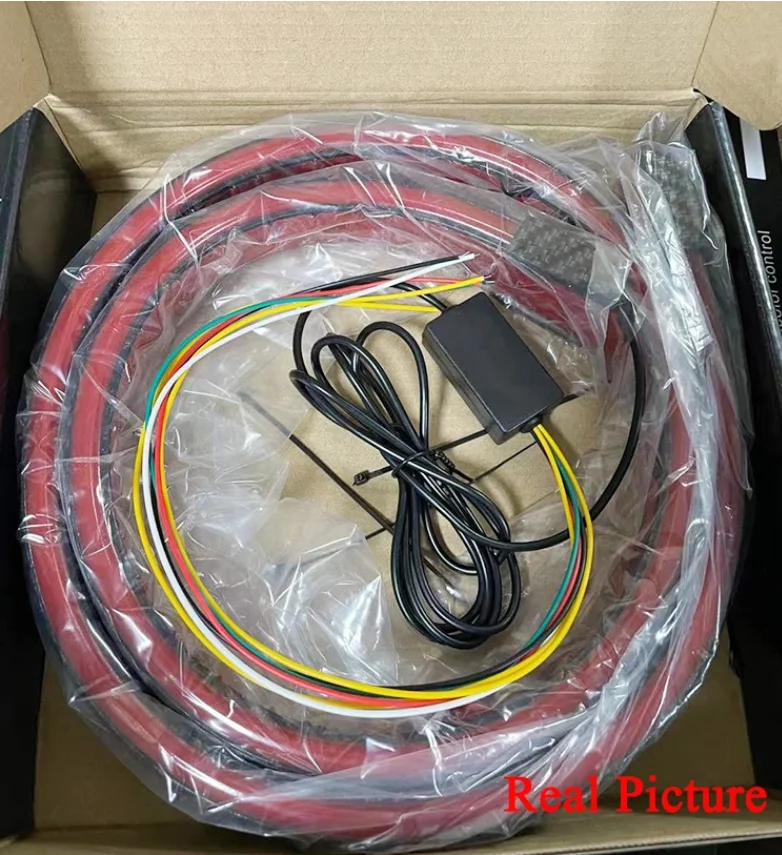 Universal Red Led Warning Light Spoiler Black Carbon Fiber Car Rear Lip ...