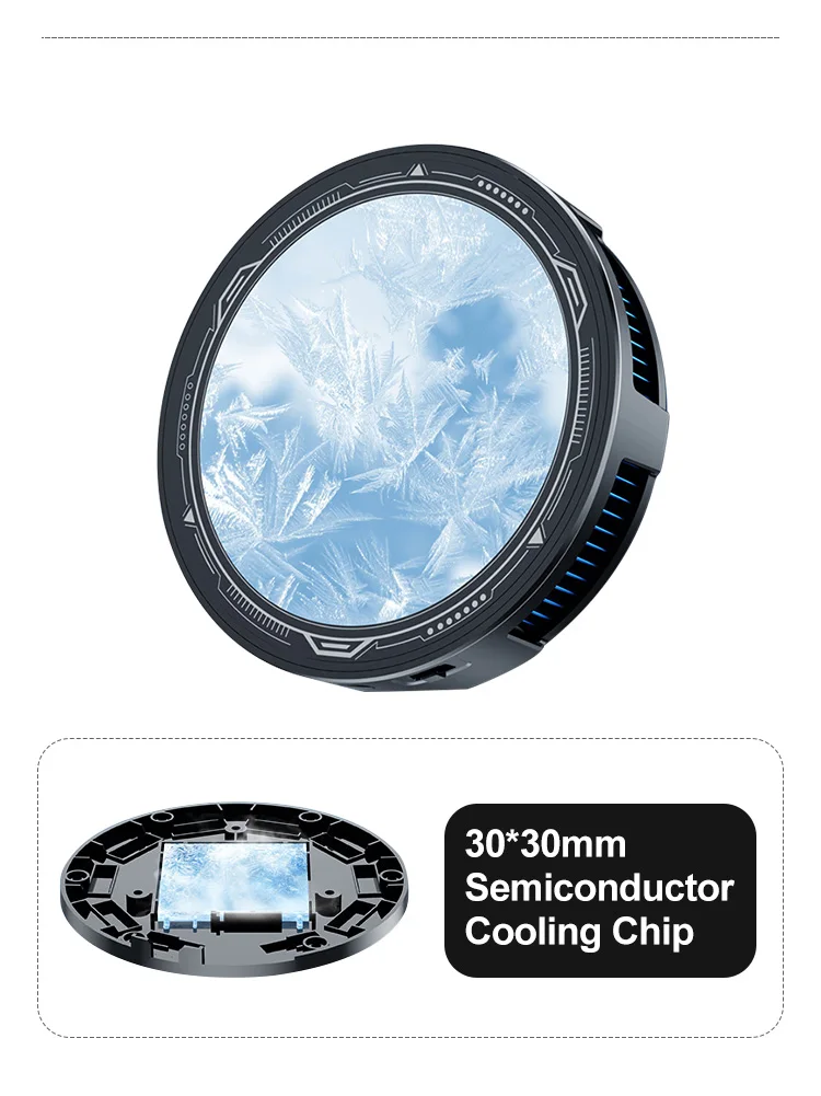 For Steam Deck Fan / Asus Rog Ally Semiconductor Cooler With 7-blade ...