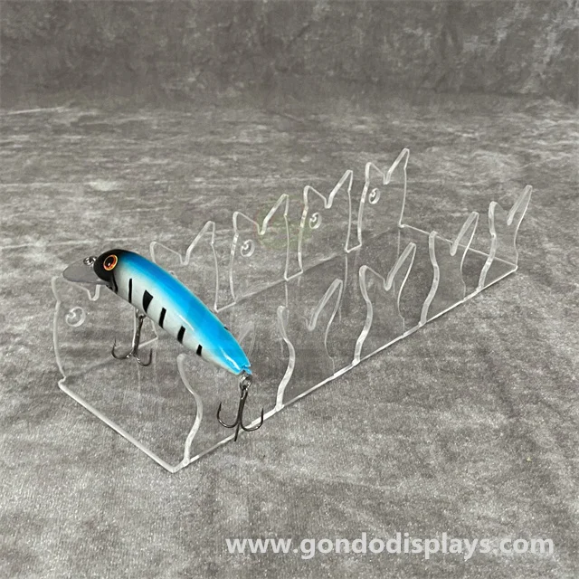 Retail Store Promotion Custom Bucket Fishing Lure Holder Clear Acrylic ...