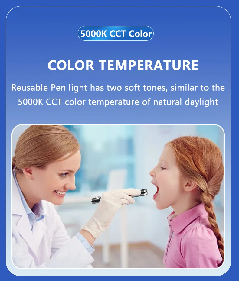 Medical Flashlight - Rechargeable LED Pen Light for ENT