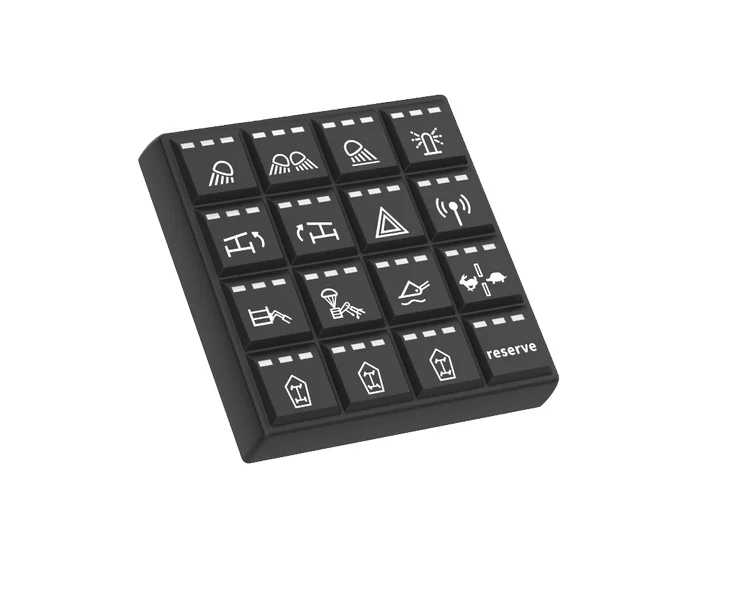 16 Buttons Professional Intelligent CAN Bus Keypad IP67