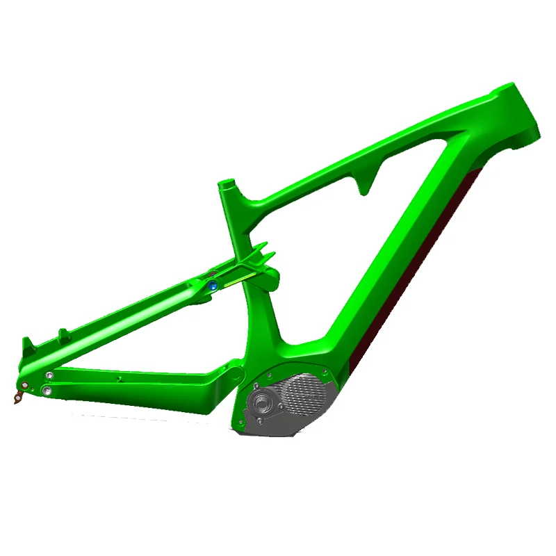 Electric All Mountain Bike Carbon Frame Travel 180mm Shi-mano Ep8 Bt ...