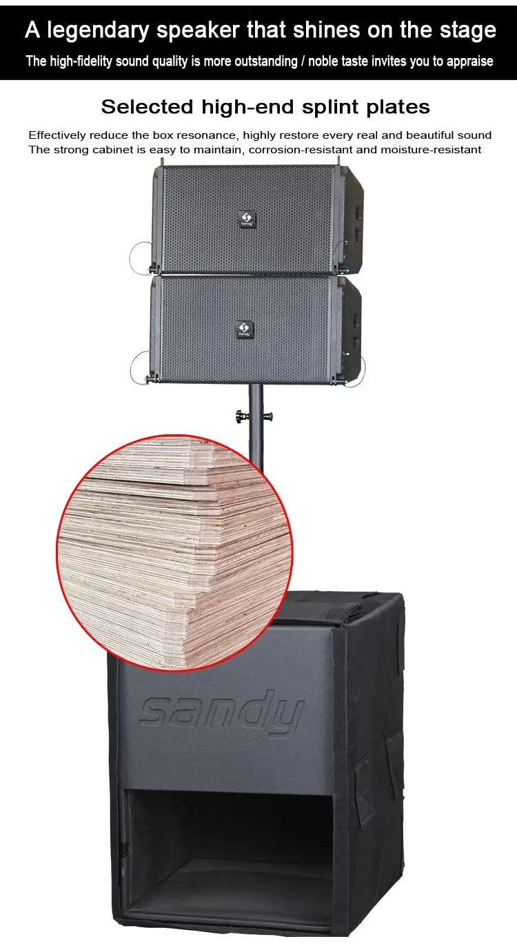 Mx21m Line Array Horn Speaker 300w Power 103db Sensitivity 