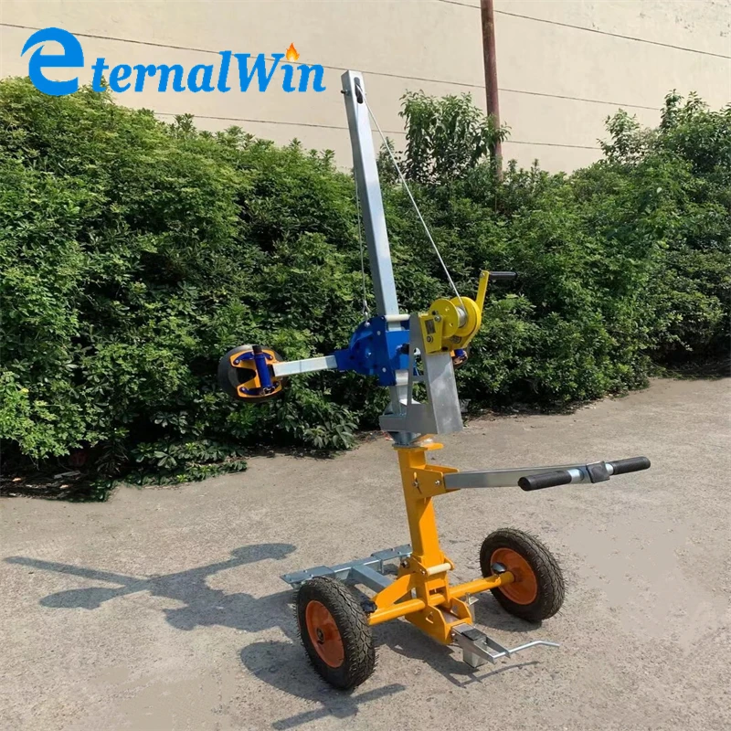 200KG Manual Trolley Glass Vacuum Lifter - Easy Glass Moving