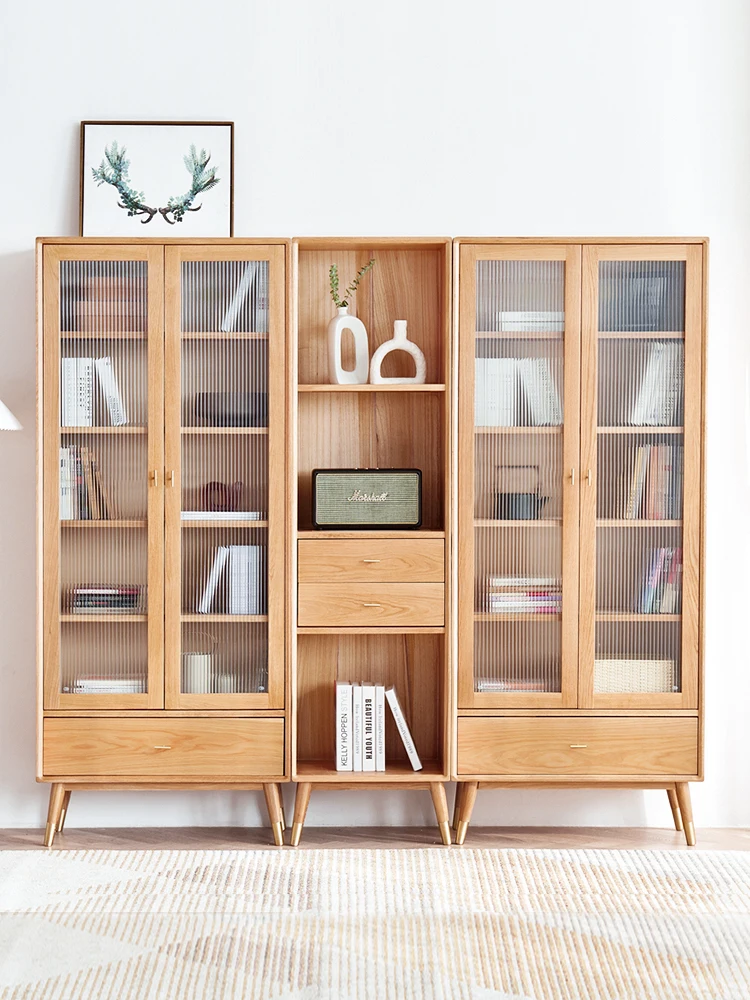 G1171 Solid Oak Wood Study Room Furniture - Simple Modern