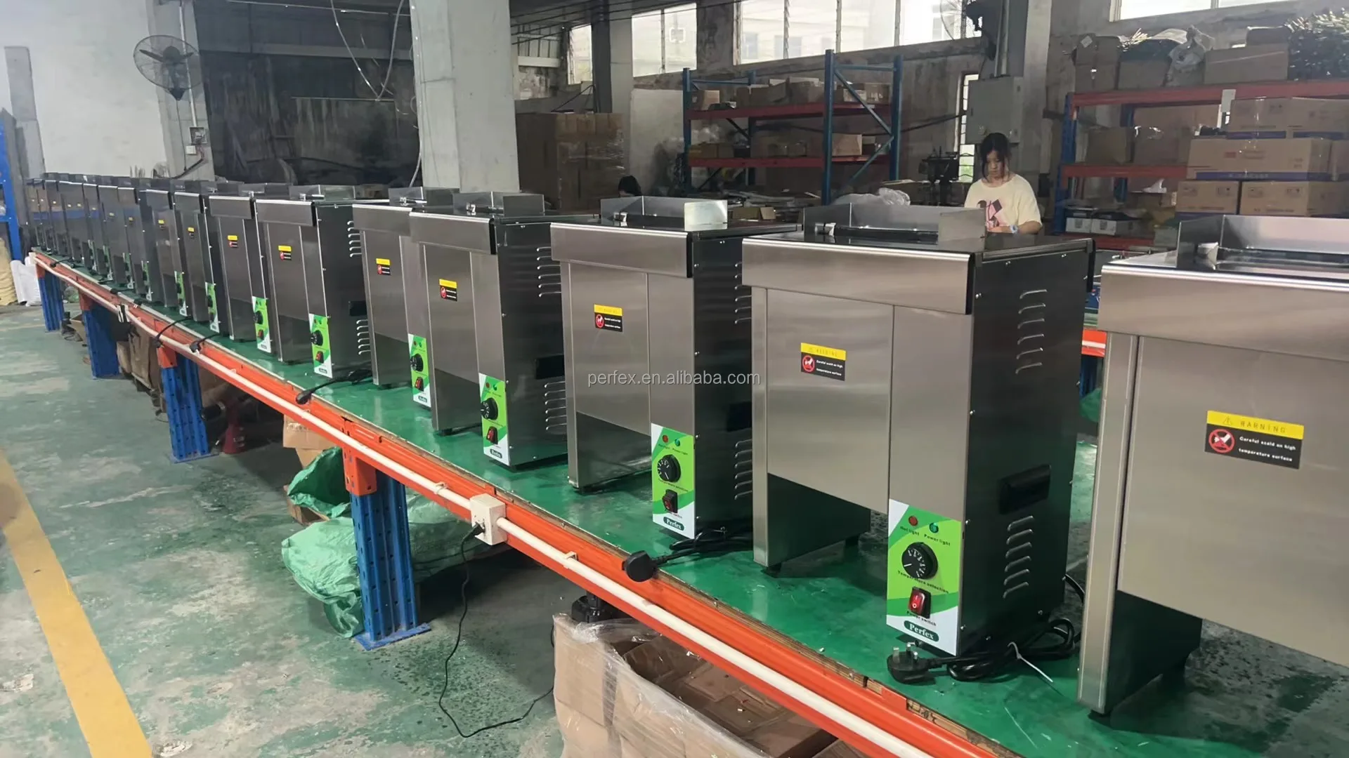 Multifunctional Conveyor Chain Toaster for Hamburger Buns