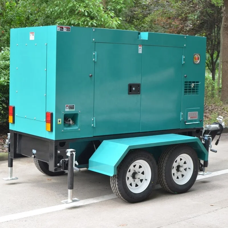 480V 60Hz 220V Three Phase Electric Power Generators 80kw Super Silent ...