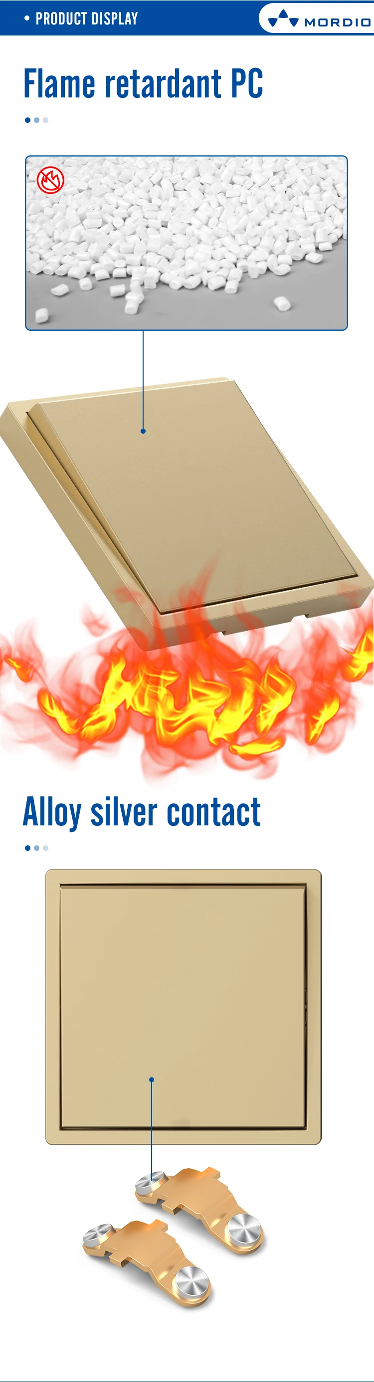 F300 Cote D'ivoire Mordio Eu Standard Electrical Wall Switch Socket And ...