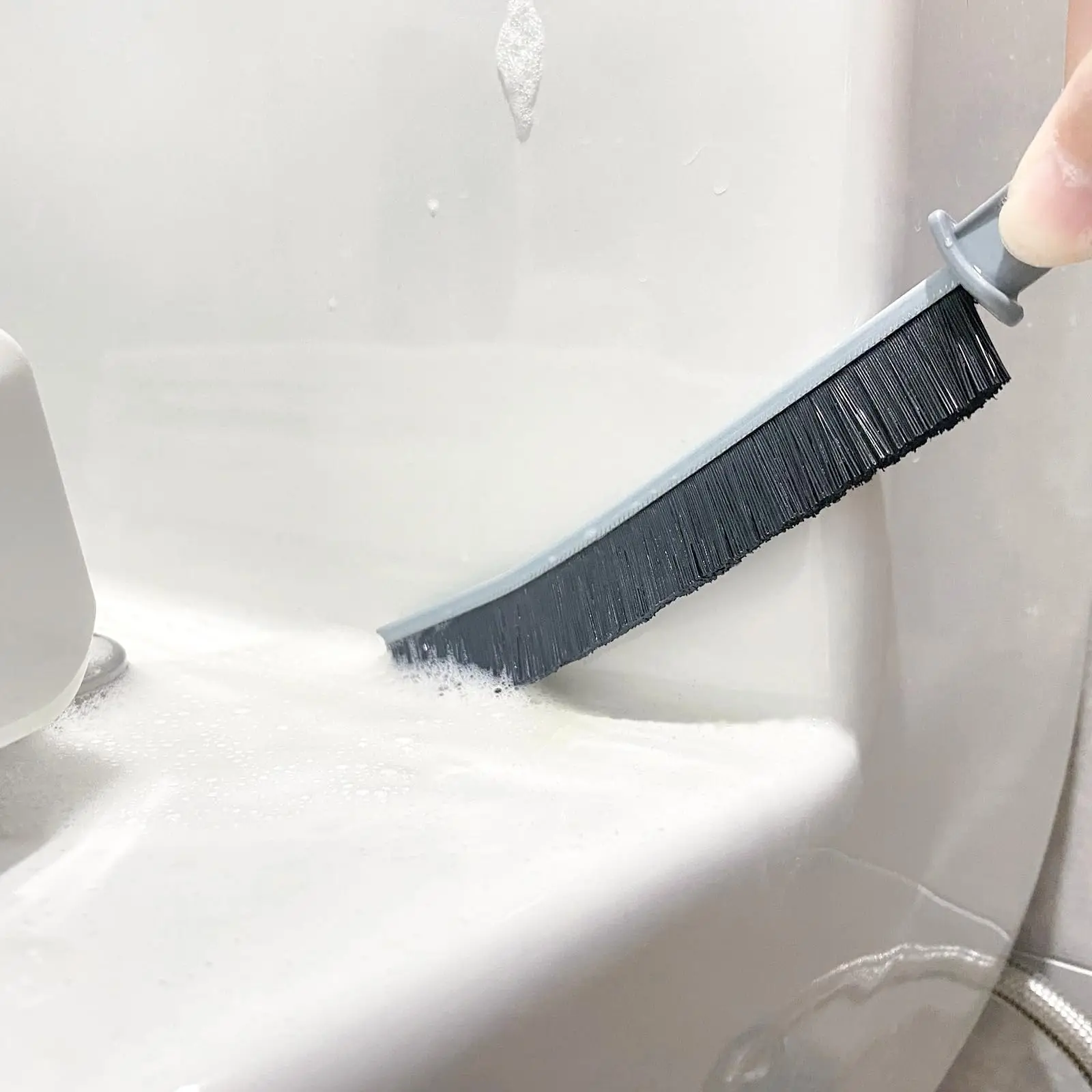 Hard Bristle Crevice Cleaning Brush Upgraded Bathroom Gap Cleaning ...