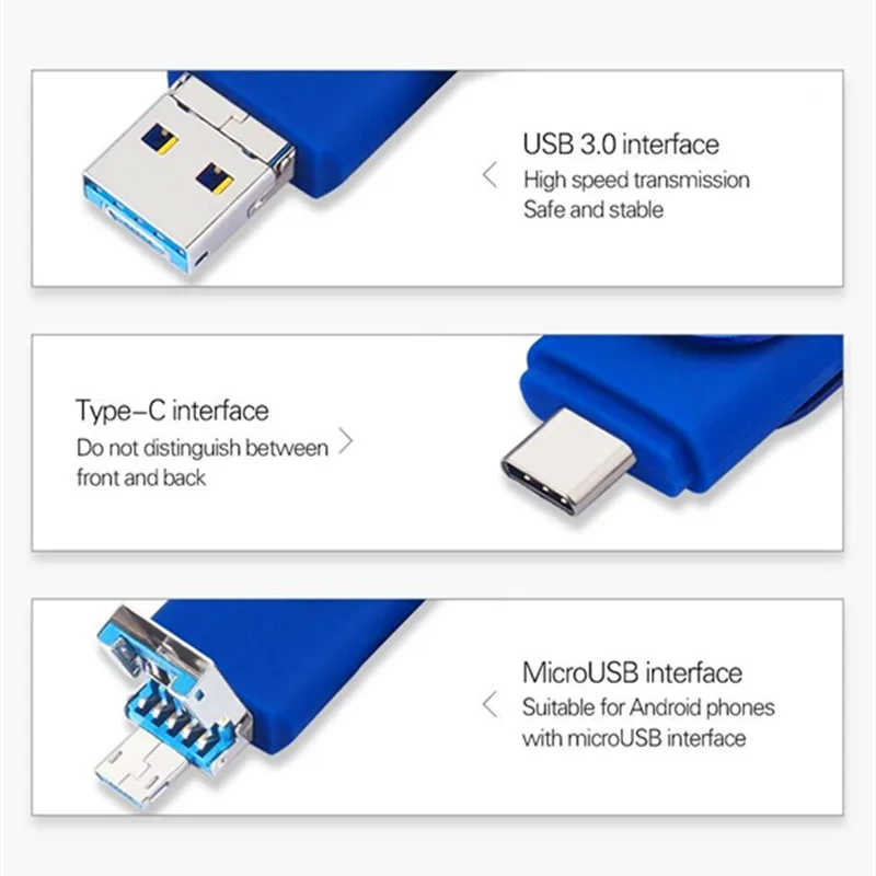 High Quality Smart Phone Pendrive 8gb 16gb 32gb 64gb 128 Gb 256gb 512gb ...