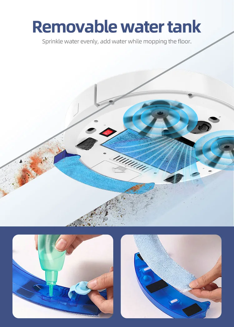 Rs300 Remote Control Home Floor Dust Clean Sweeper Vacuum Intelligent ...