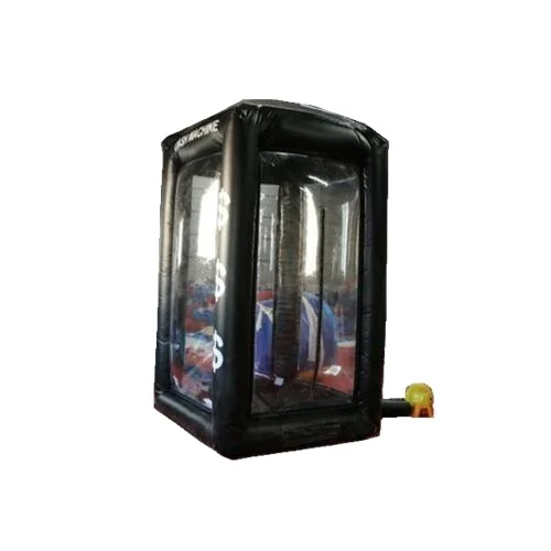 New Style Inflatable Cube Cash Money Catching Grab Machine Booth Money ...
