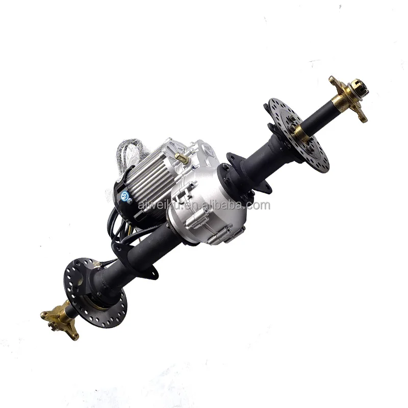 Three Wheel Go Kart UTV Buggy 74CM Rear Axle Differential with 48V 750W ...