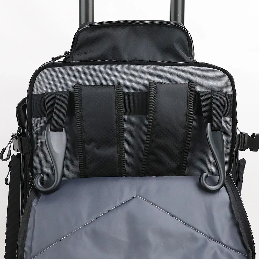 Charcoal Royal Roller Wheeled Baseball Backpack Baseball Roller Bag ...