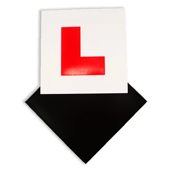 Maglory 17.8*17.8cm Uk British Magnetic Learner Driver Car Sticker L ...