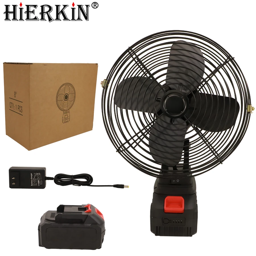 HIERKIN Customized Table Fan - 21V Portable Cooling Solution